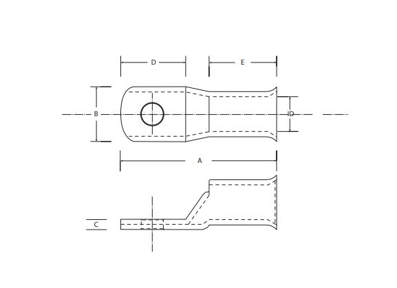 Copper Narrow Palm Lugs Manufacturer | Electrical Connections